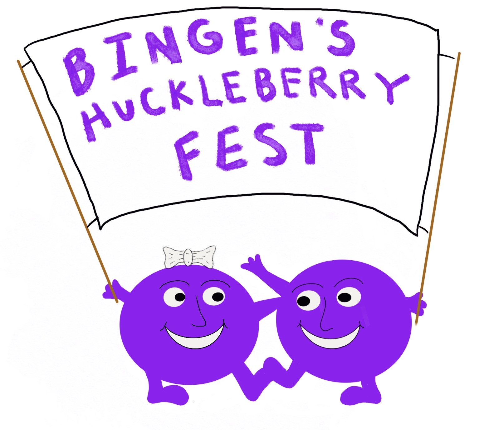 Huckleberry Festival - Bingen Washington in the Columbia River Gorge